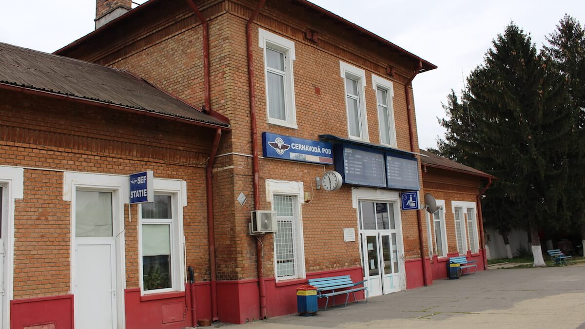 Gara CFR Cernavodă Pod. FOTO Adrian Boioglu – CTnews