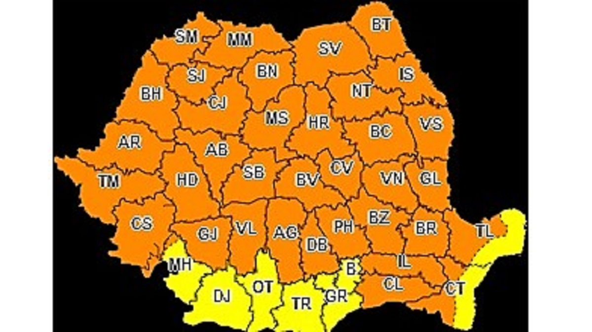 Cod Portocaliu: RAJA a activat Comandamentul pentru Situații de Urgență ...