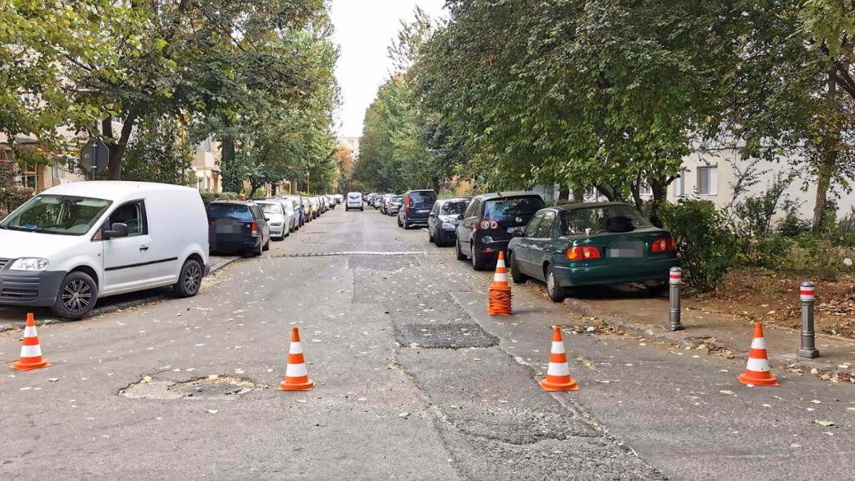 Au început lucrările de frezare pe strada Arcului din cartierul Km 4-5 ...
