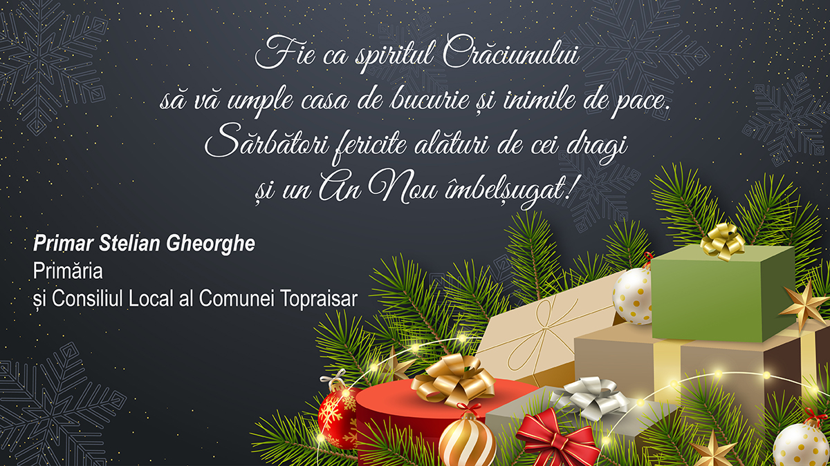 Topraisar felicitare sarbatori iarna 2024 – CTnews