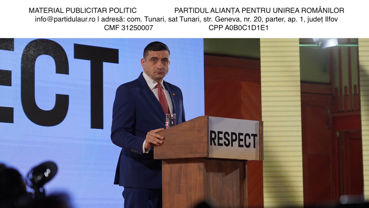 George Simion, candidatul AUR la alegerile prezidențiale din 2025. FOTO Adrian Boioglu – CTnews